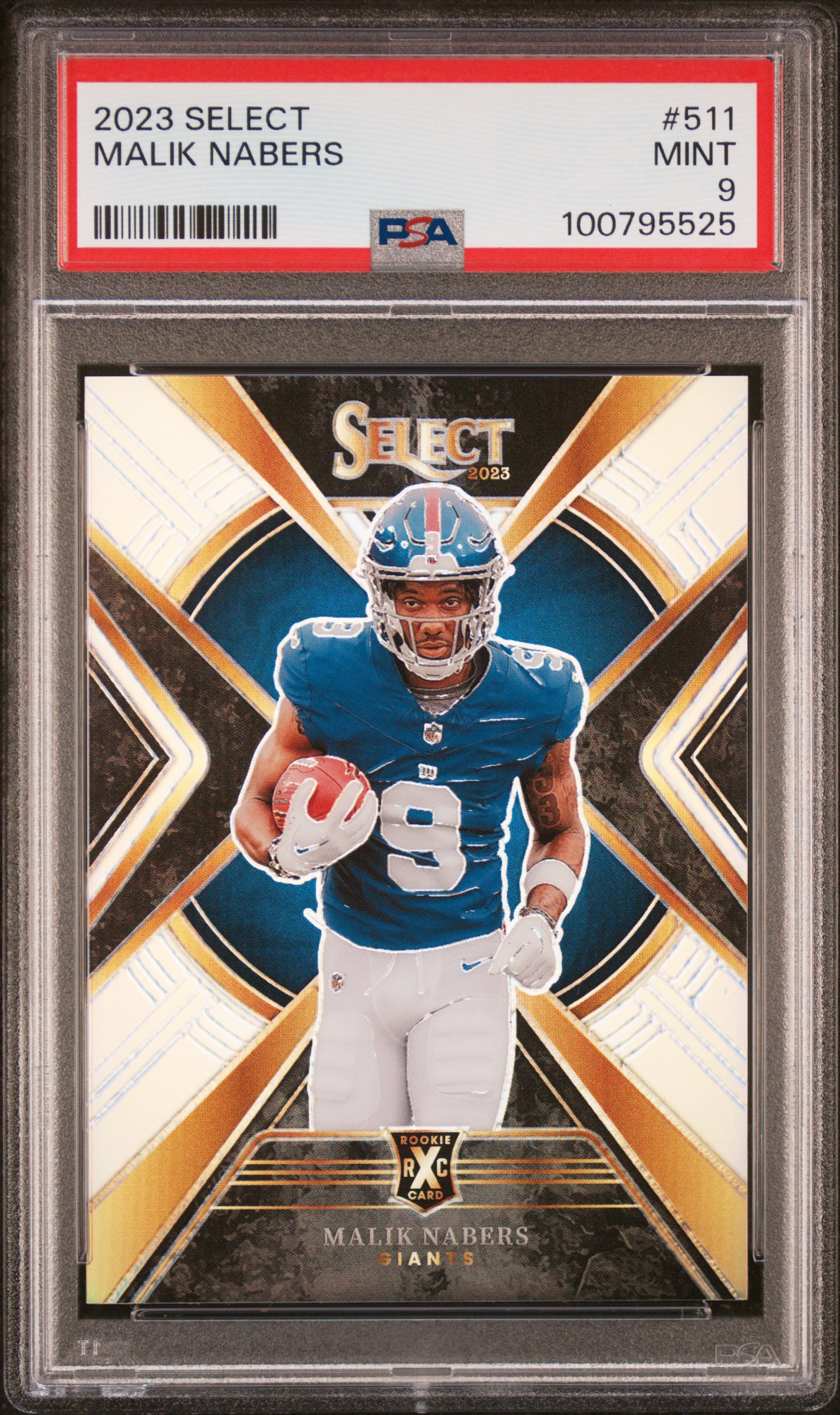 2023 MALIK NABERS PANINI SELECT XRC PSA 9 | Veriswap