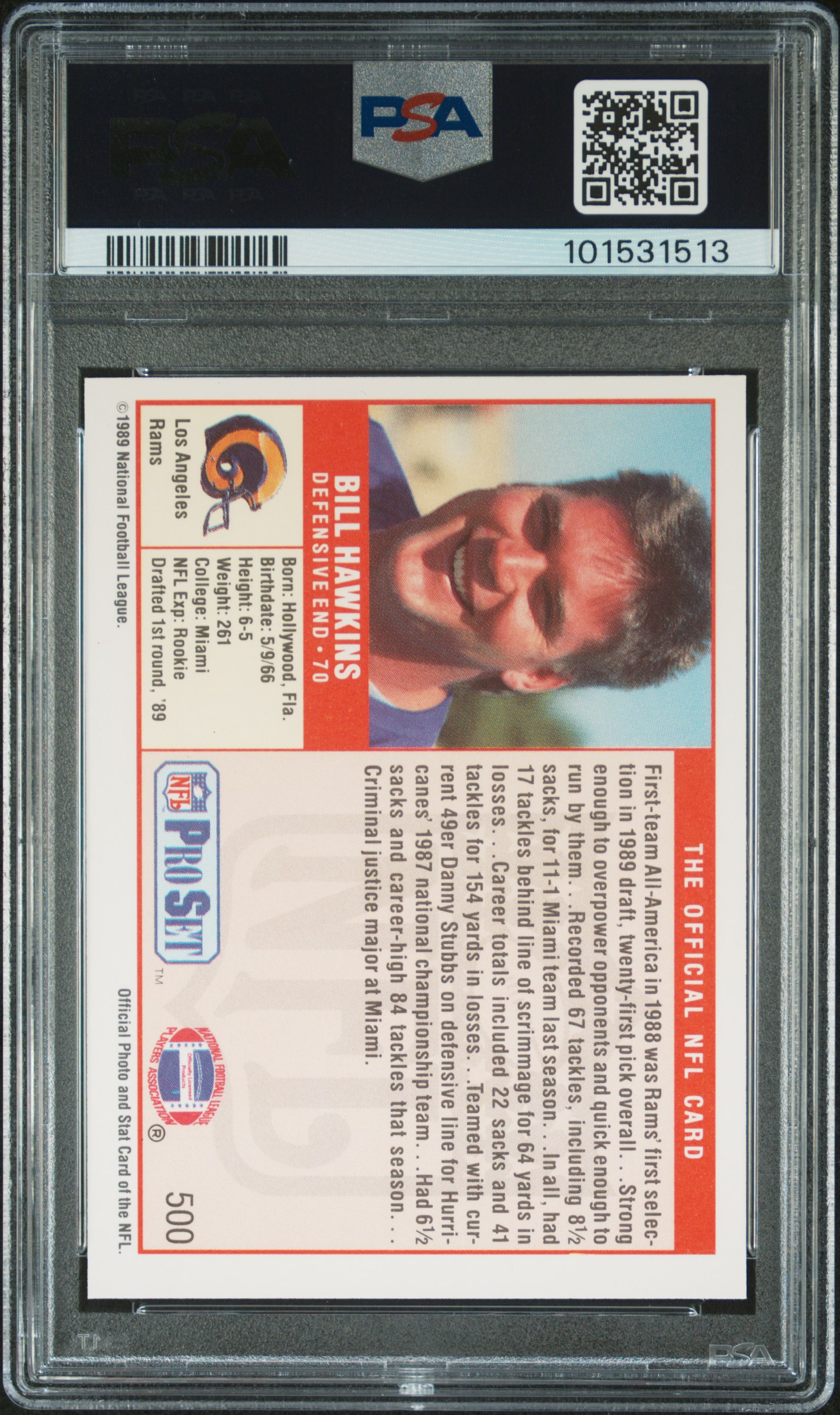 Rookies Showcase Image Gallery: 1989 Pro Set Draft Picks & Prospects