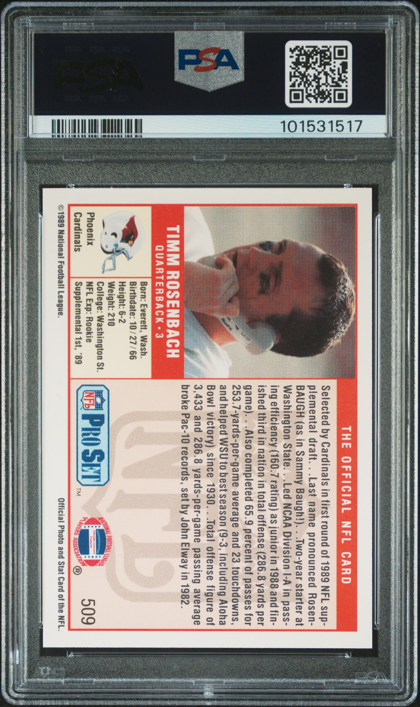 Rookies Showcase Image Gallery: 1989 Pro Set Draft Picks & Prospects