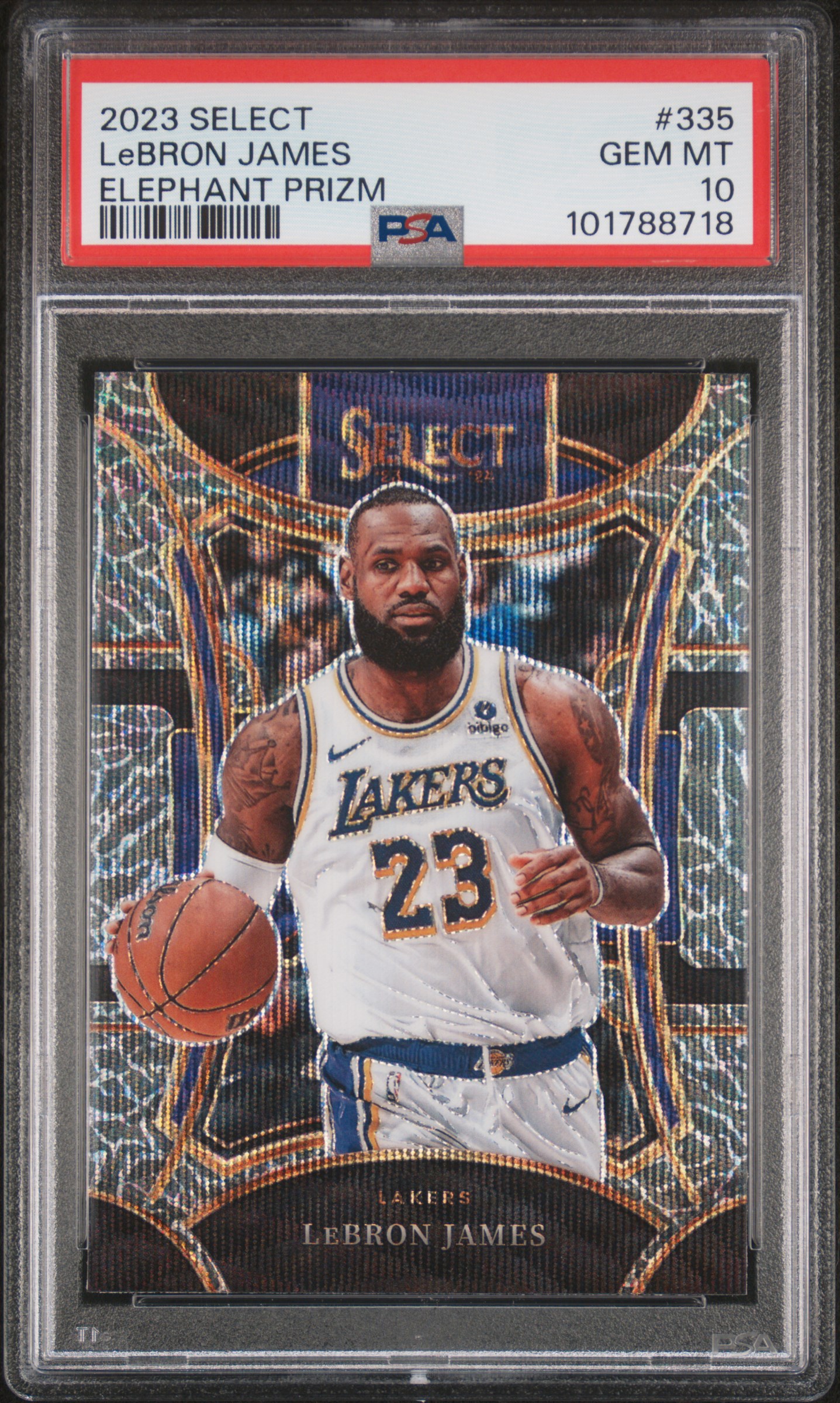 2023 LeBRON JAMES PANINI SELECT ELEPHANT PRIZM | Veriswap