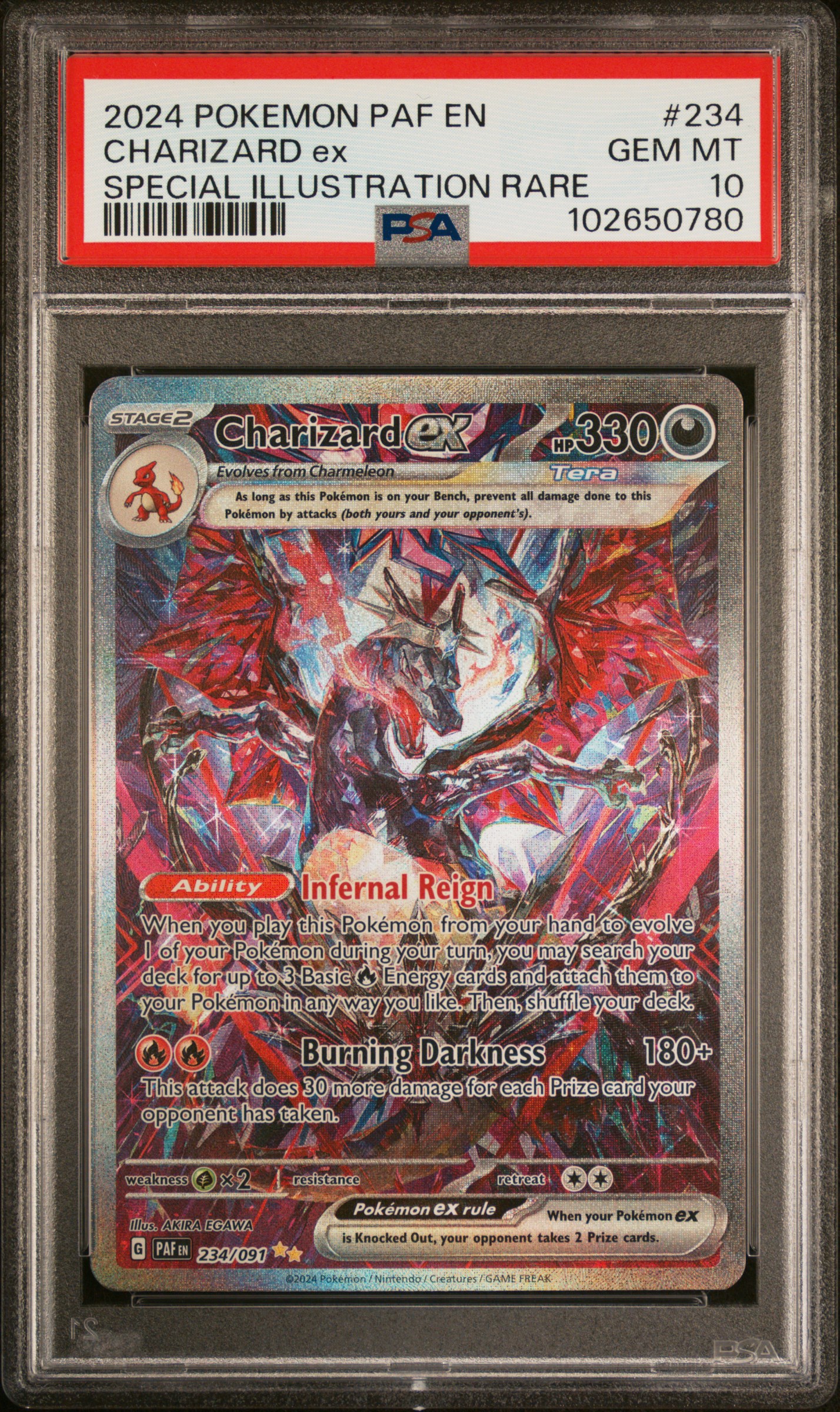 2024 CHARIZARD ex POKEMON PAF EN-PALDEAN FATES SPECIAL ILLUSTRATION ...