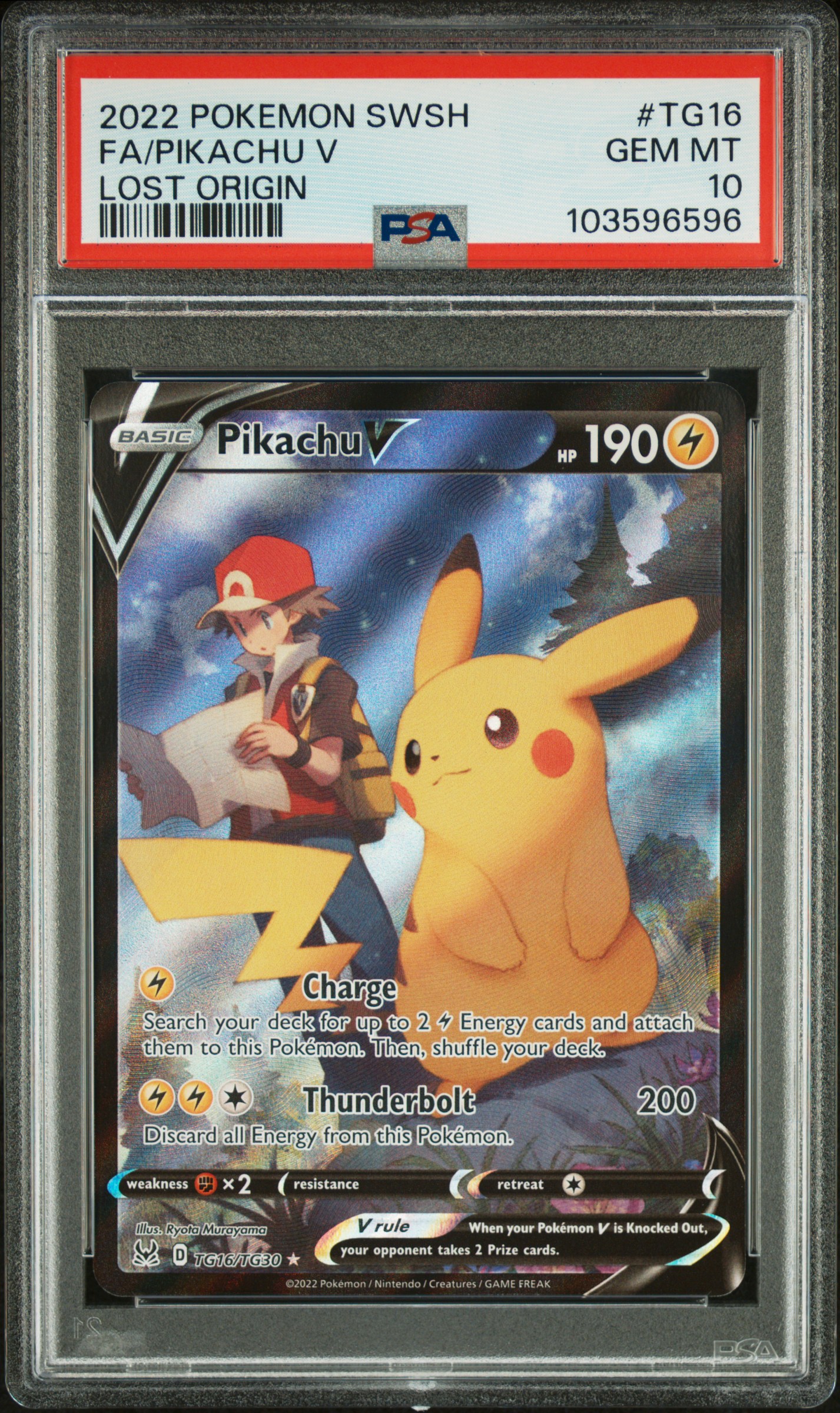 2022 FA/PIKACHU V POKEMON SWORD & SHIELD LOST ORIGIN LOST ORIGIN | Veriswap