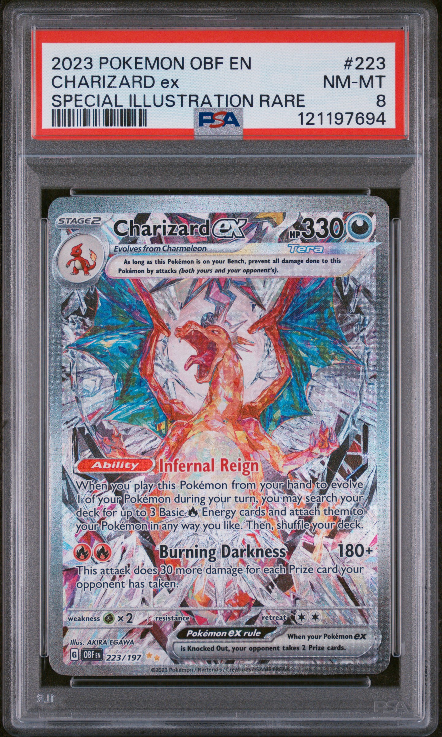 2023 CHARIZARD ex POKEMON OBF EN-OBSIDIAN FLAMES SPECIAL ILLUSTRATION ...
