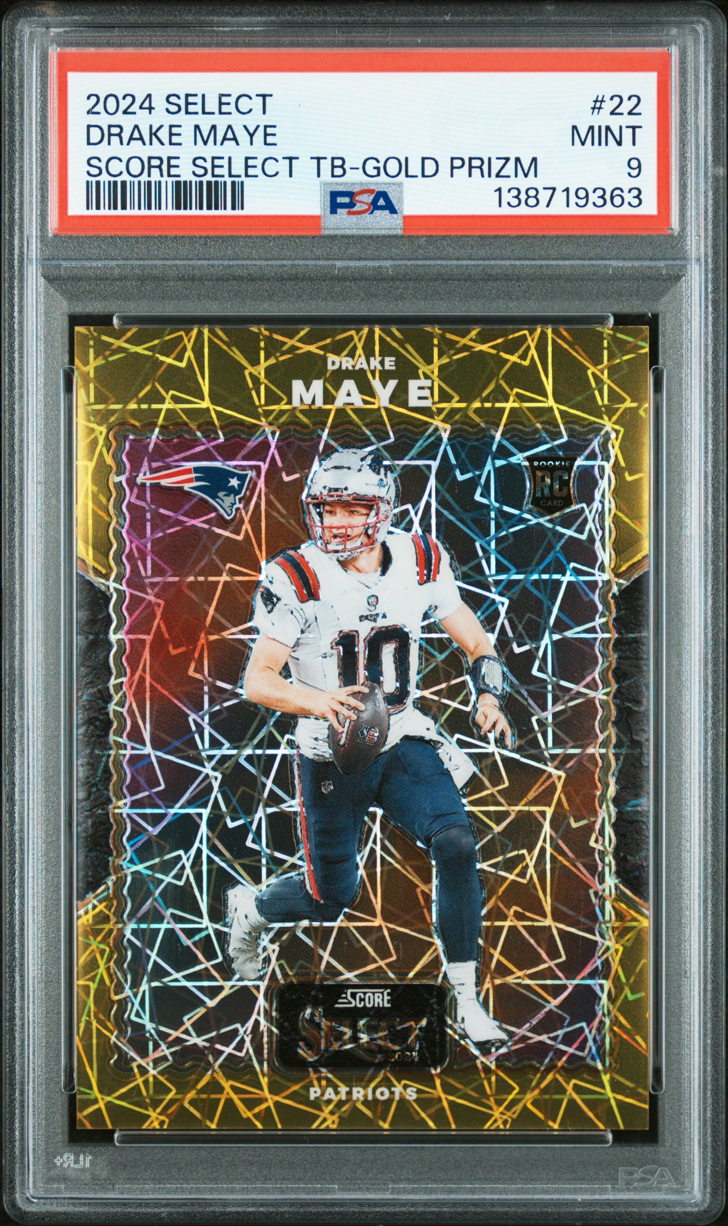 2024 PANINI SELECT SCORE SELECT THROWBACK SCORE SELECT TB-GOLD PRIZM ...