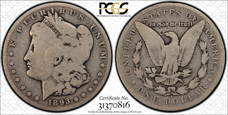 PCGS Certificate Verification Coin Details for Cert #31370816