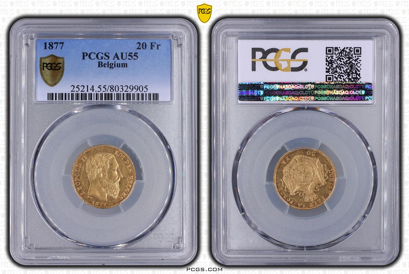 PCGS Certificate Verification Coin Details for Cert #80329905