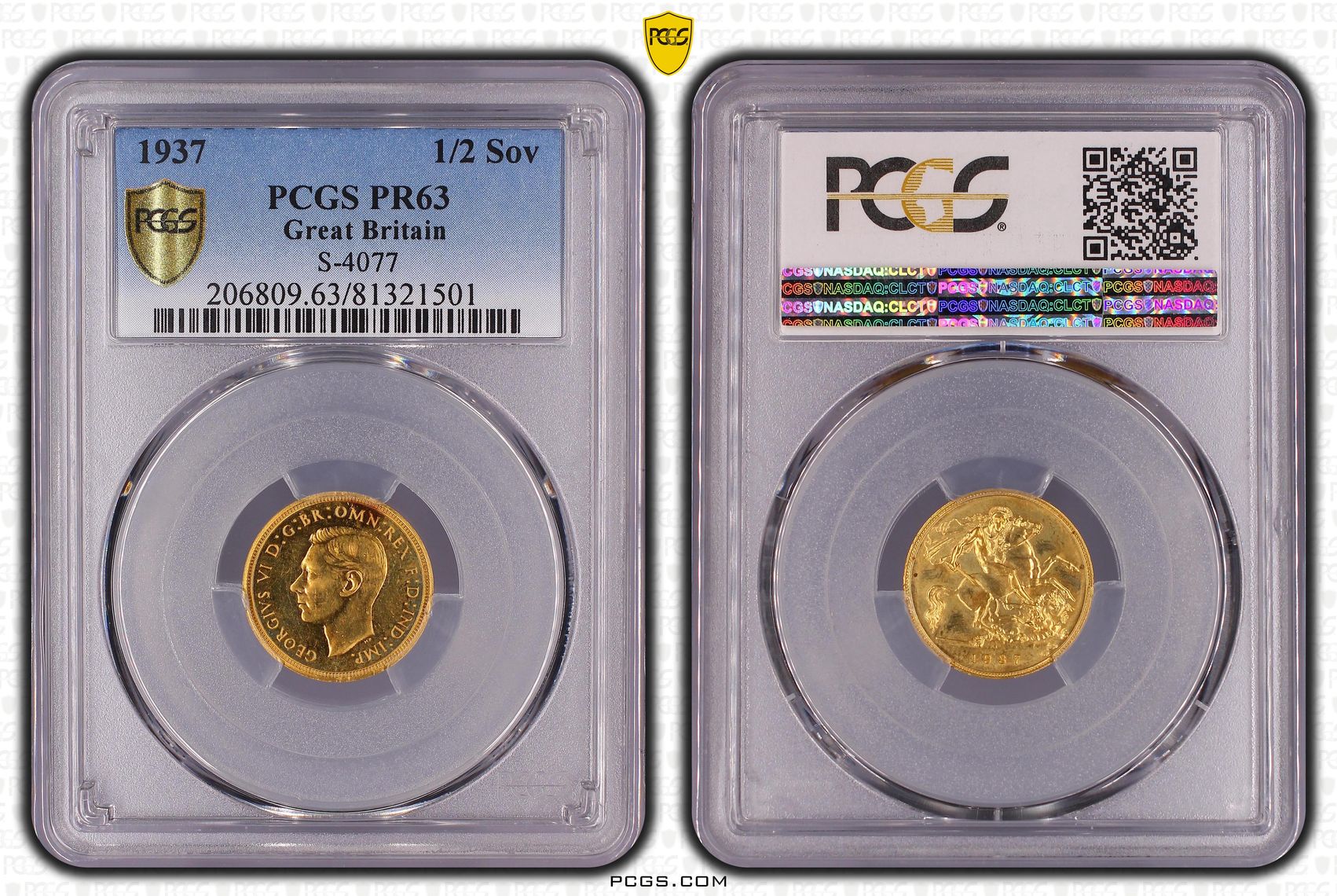PCGS Certificate Verification Coin Details for Cert #81321501