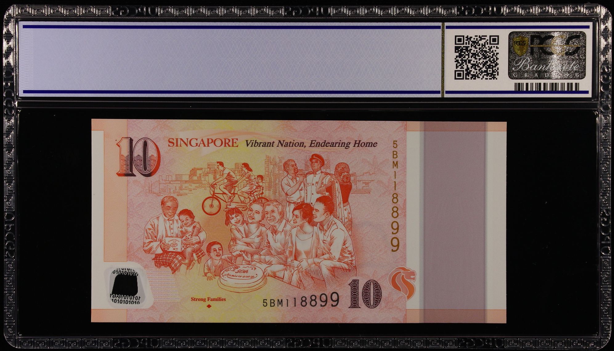 Pick # 58a 2015 10 Dollars Commemorative Monetary Authority of ...