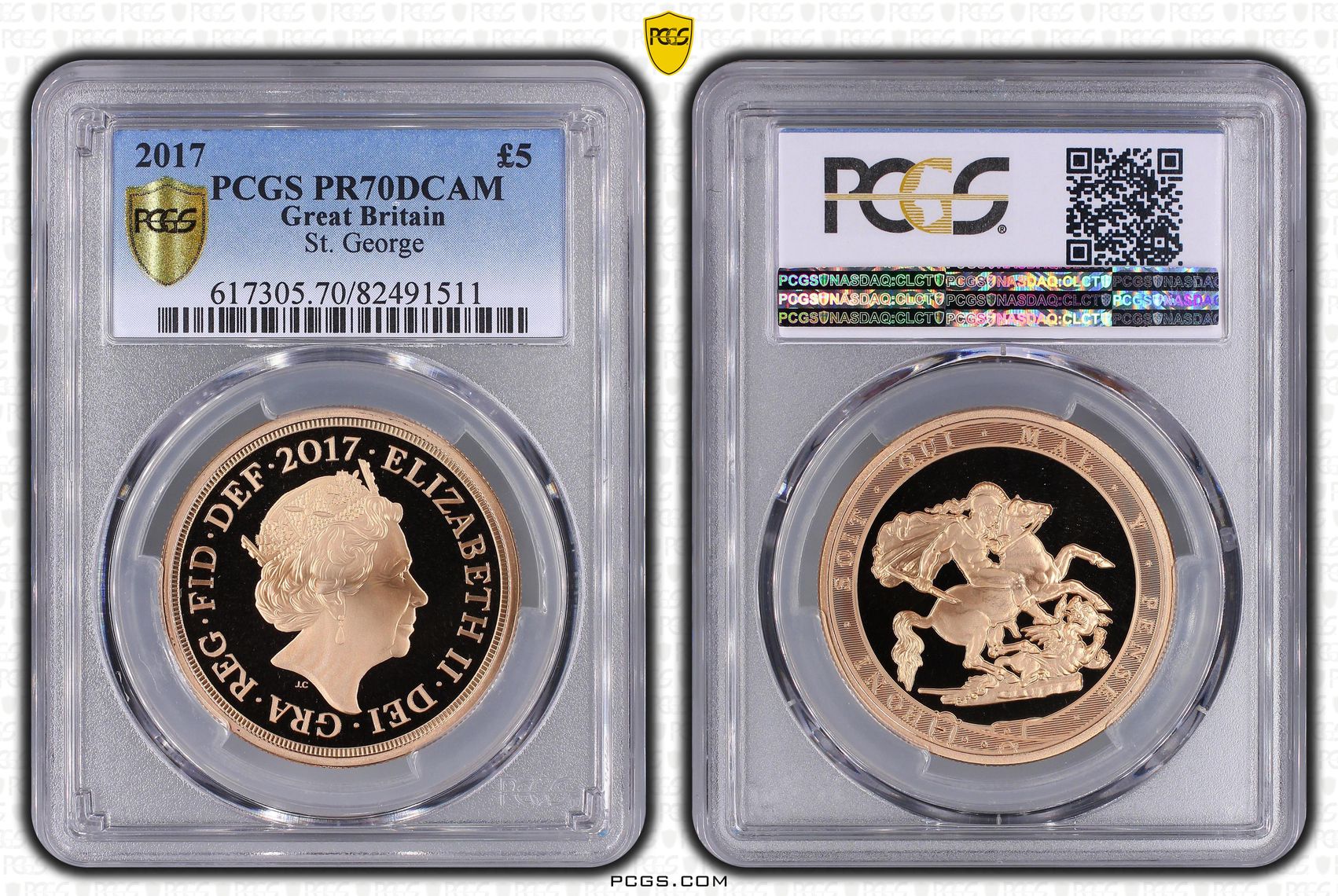 PCGS Certificate Verification Coin Details for Cert #82491511