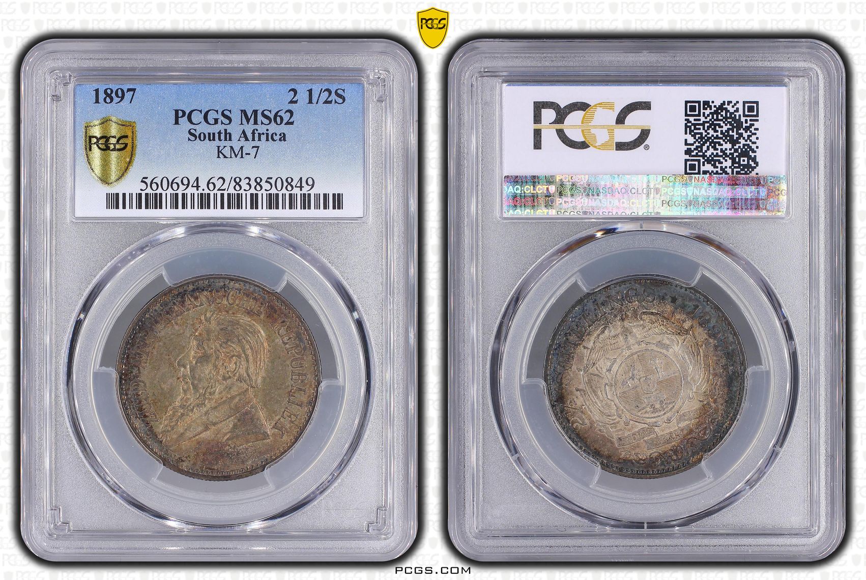 PCGS Certificate Verification Coin Details for Cert #83850849