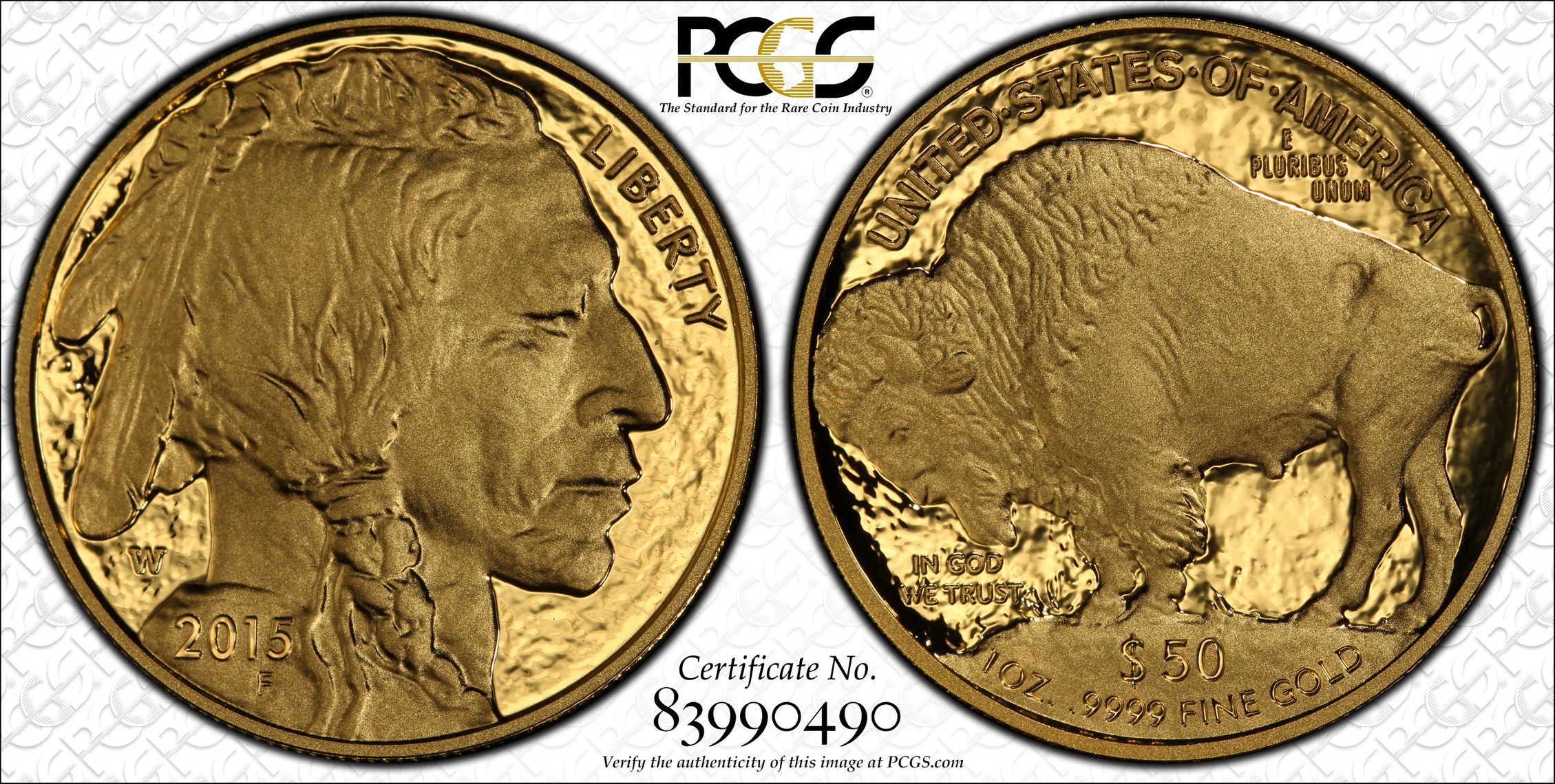 PCGS Certificate Verification Coin Details for Cert #83990490