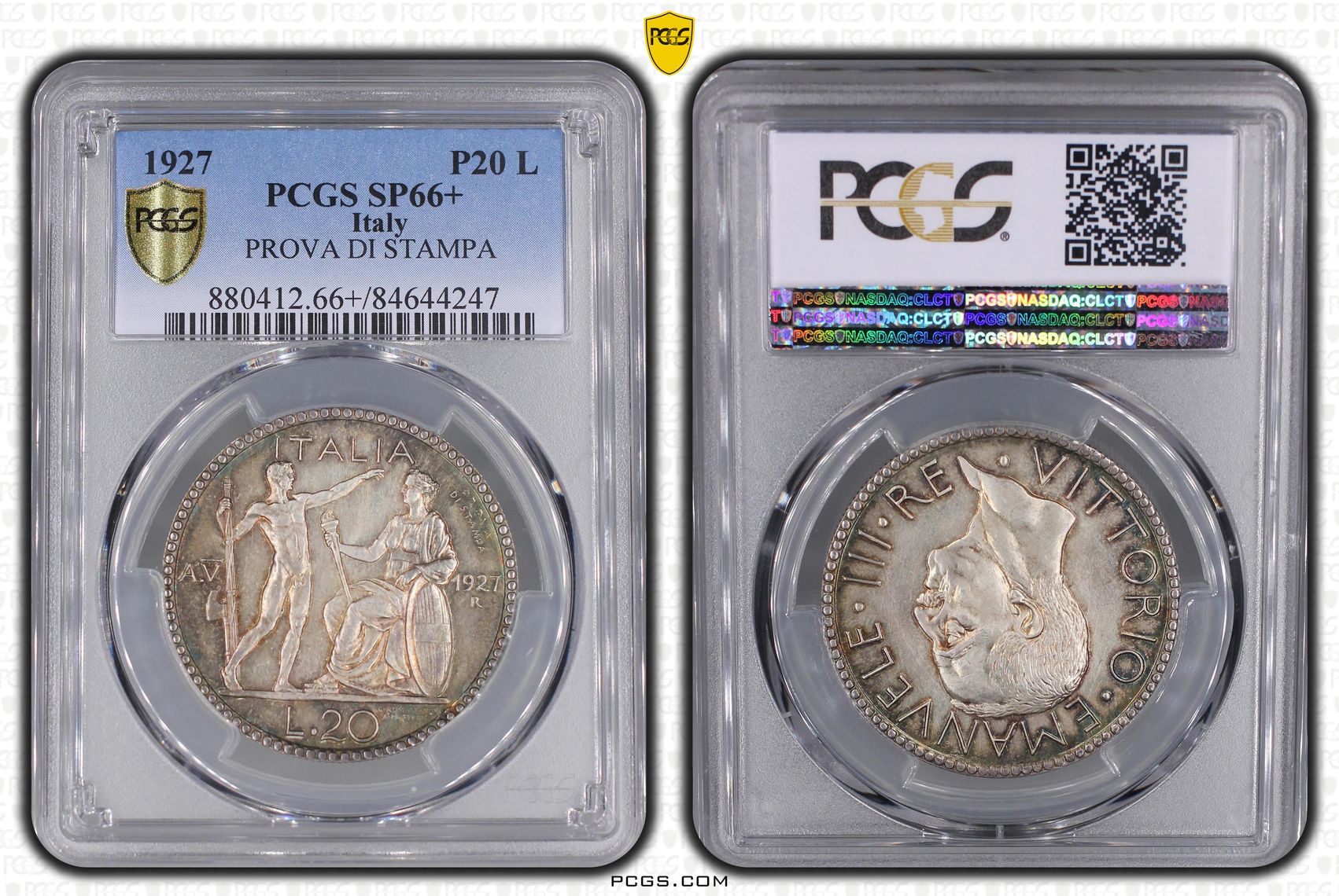 PCGS Certificate Verification Coin Details for Cert #84644247