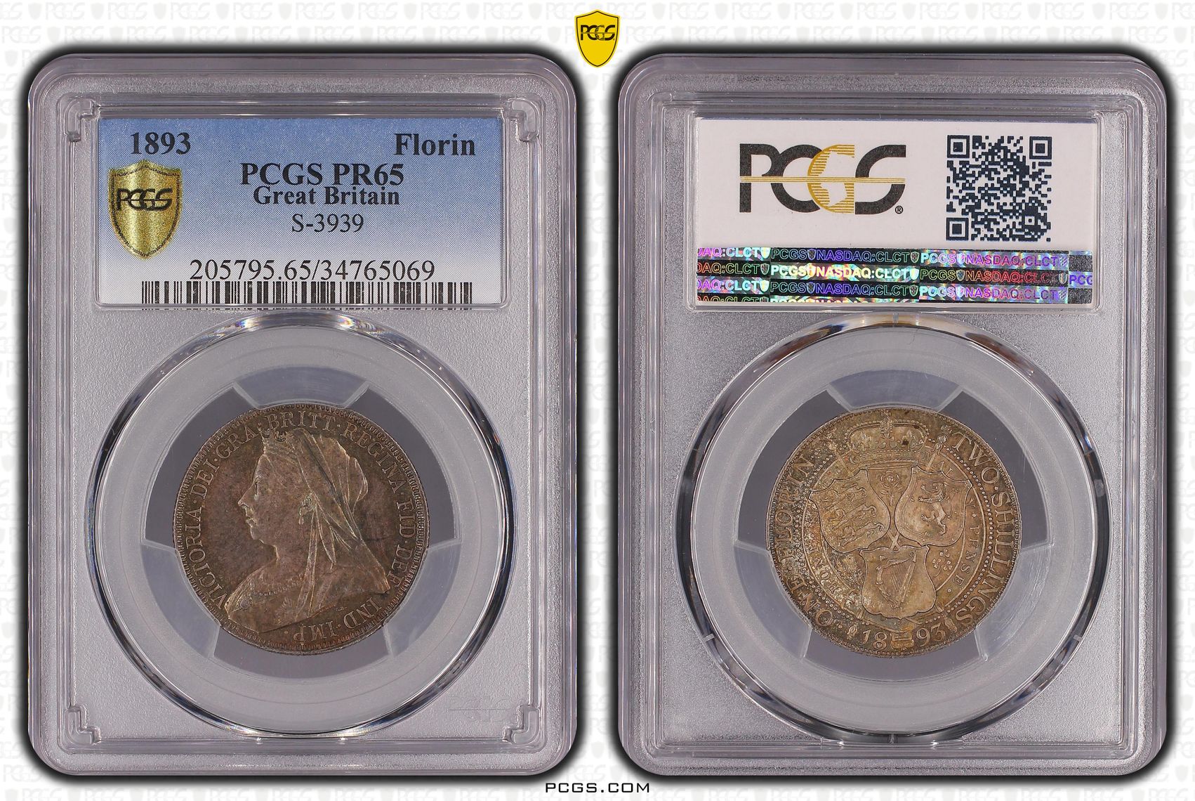 PCGS Certificate Verification Coin Details for Cert #34765069