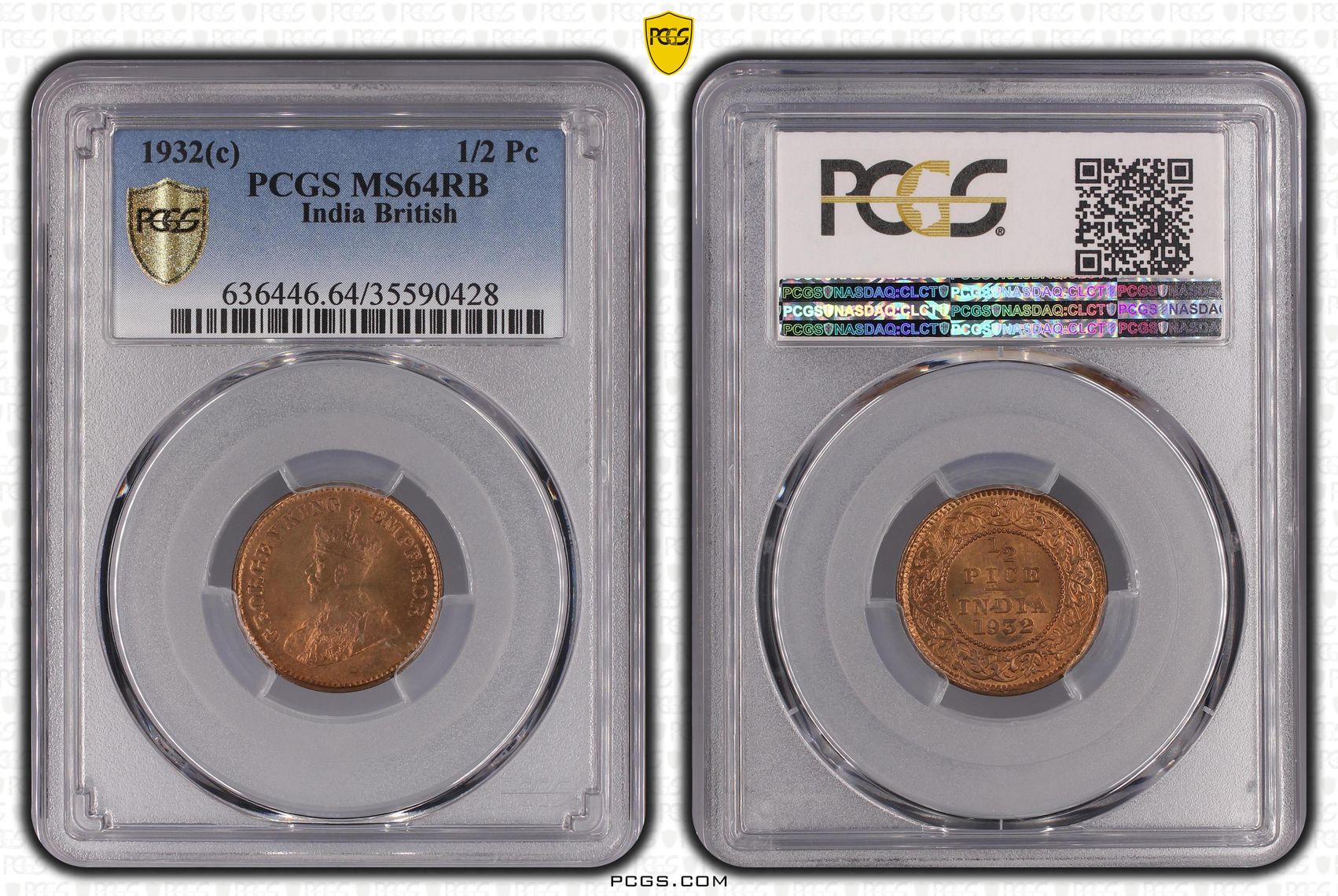 PCGS Certificate Verification Coin Details for Cert #35590428