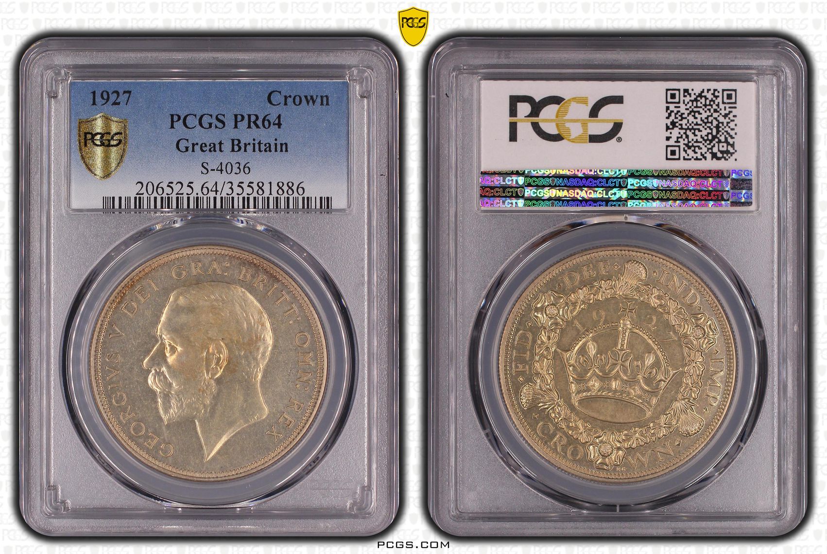 PCGS Certificate Verification Coin Details for Cert #35581886