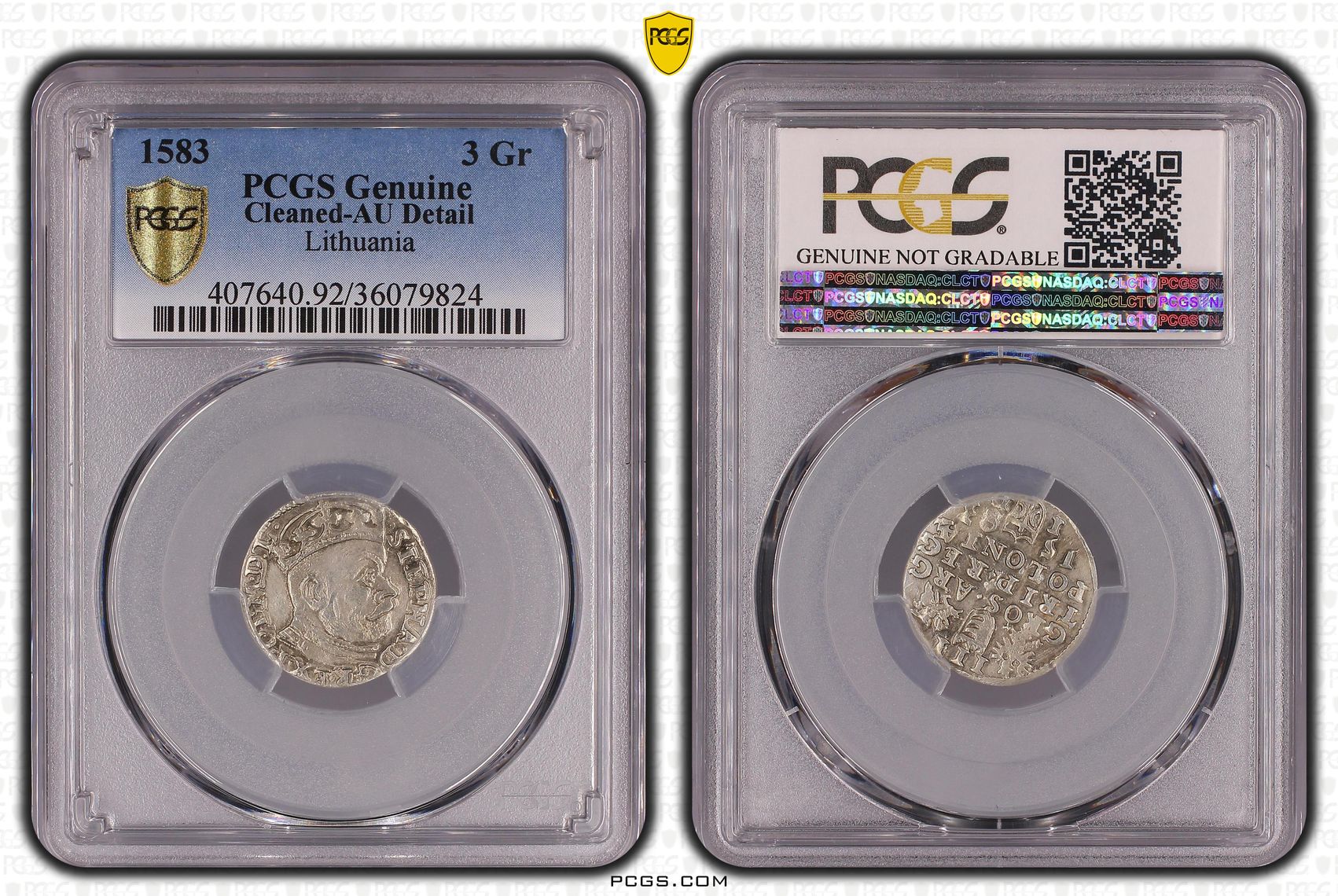 PCGS Certificate Verification Coin Details for Cert #36079824