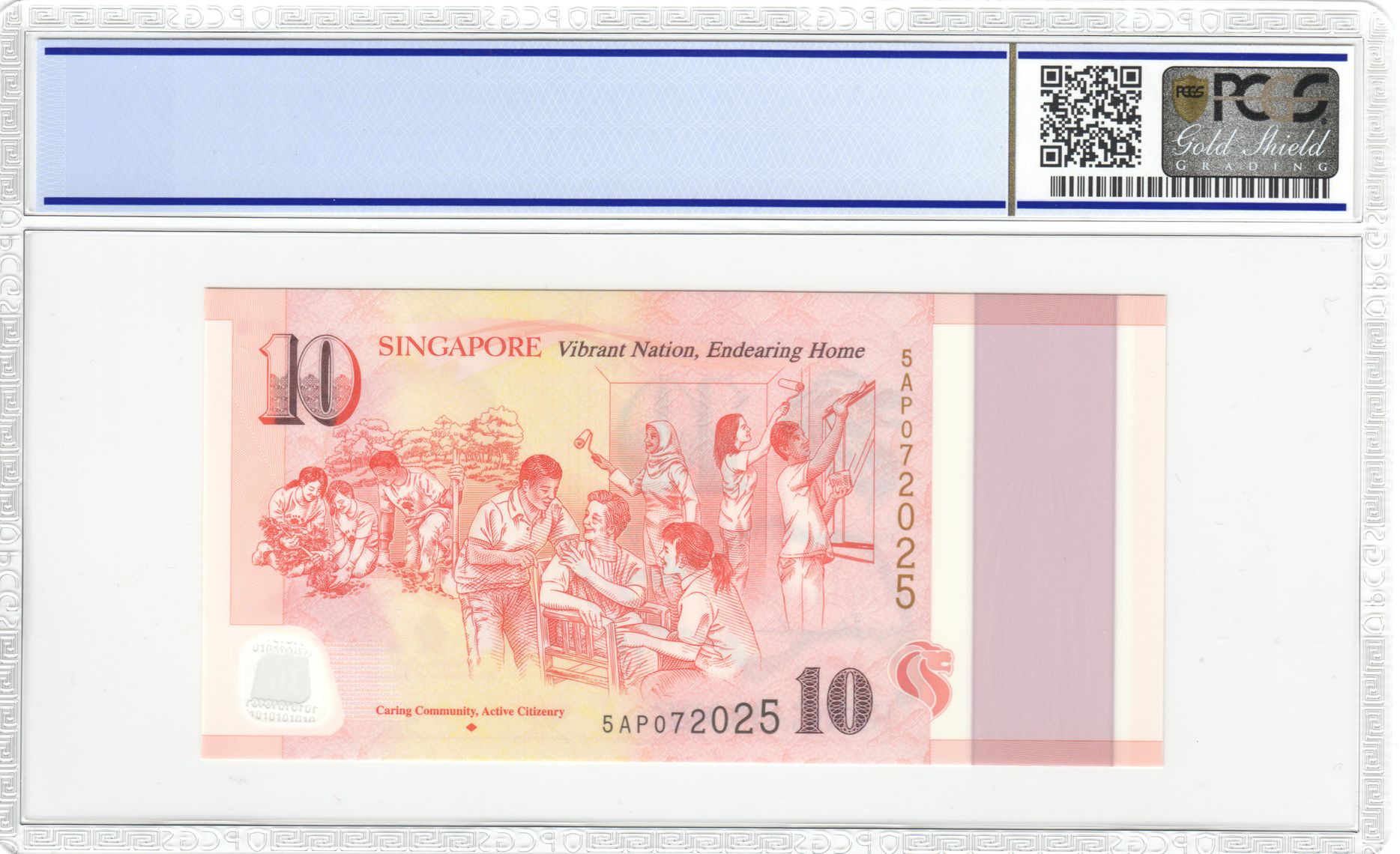 Pick # 60a 2015 10 Dollars Commemorative Monetary Authority of ...