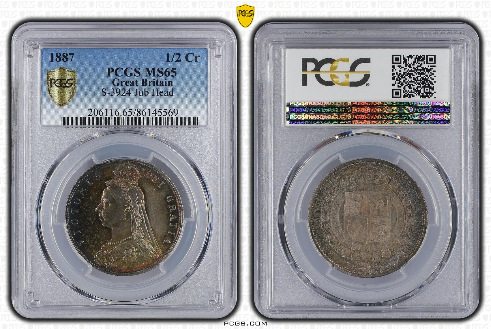 PCGS Certificate Verification Coin Details for Cert #86145569