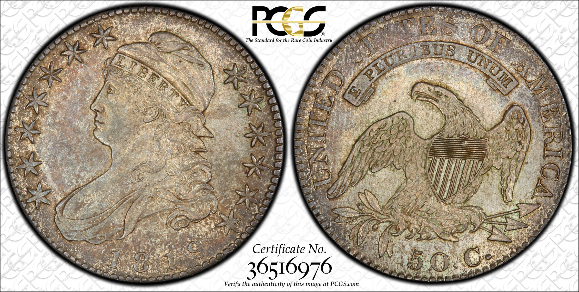 PCGS Certificate Verification Coin Details for Cert #36516976