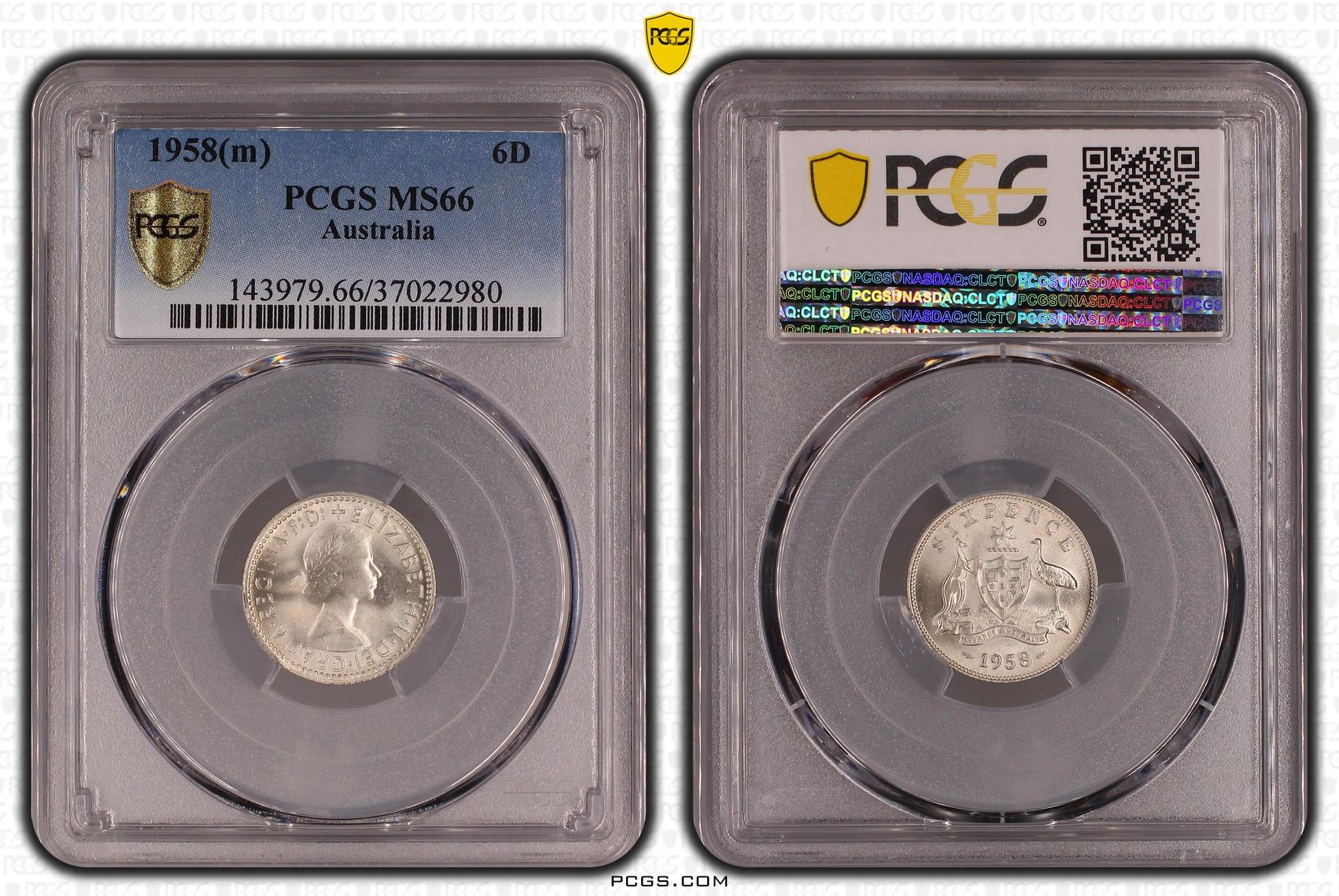 PCGS Certificate Verification Coin Details for Cert #37022980