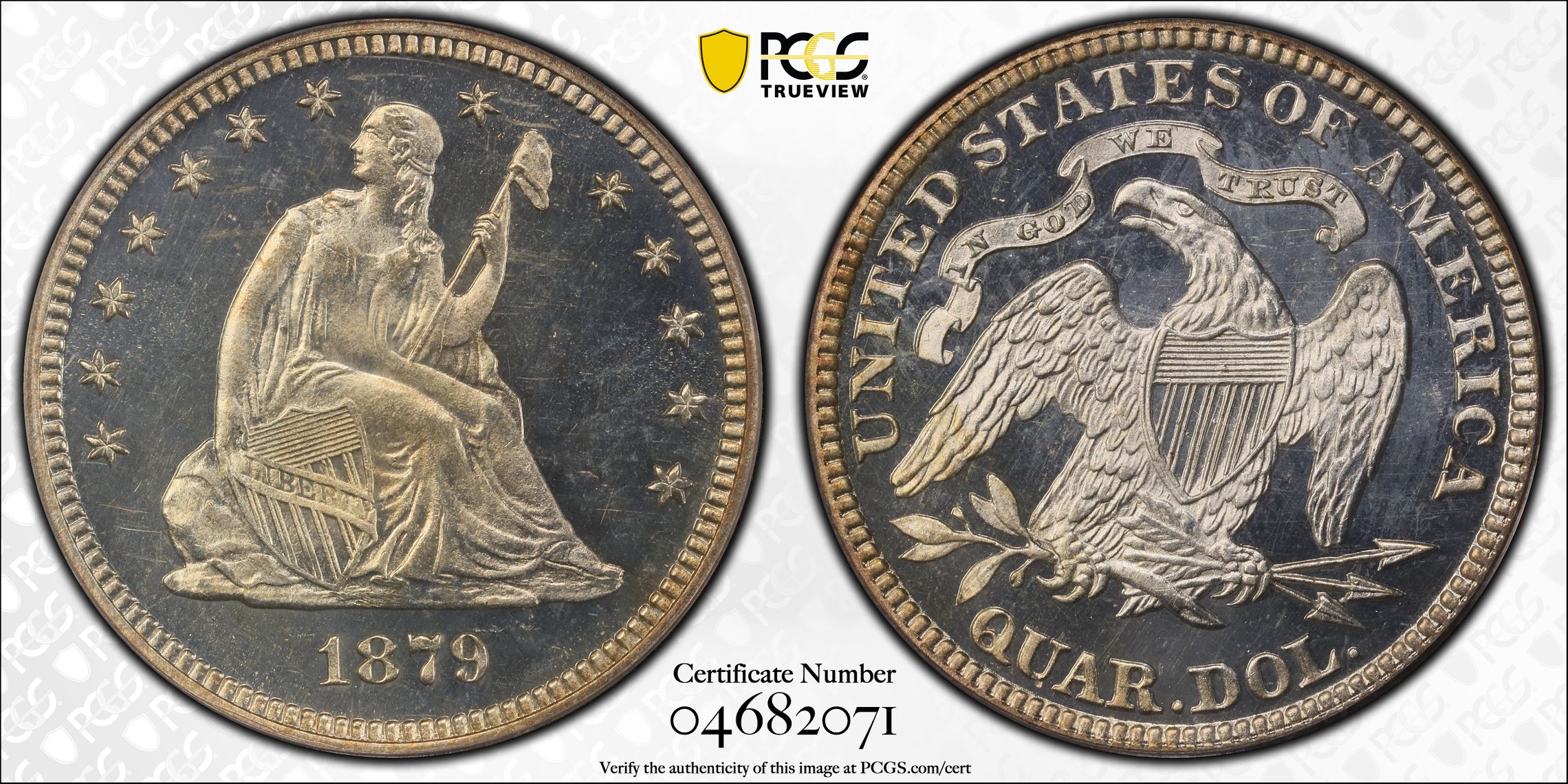 PCGS Certificate Verification Coin Details for Cert #04682071