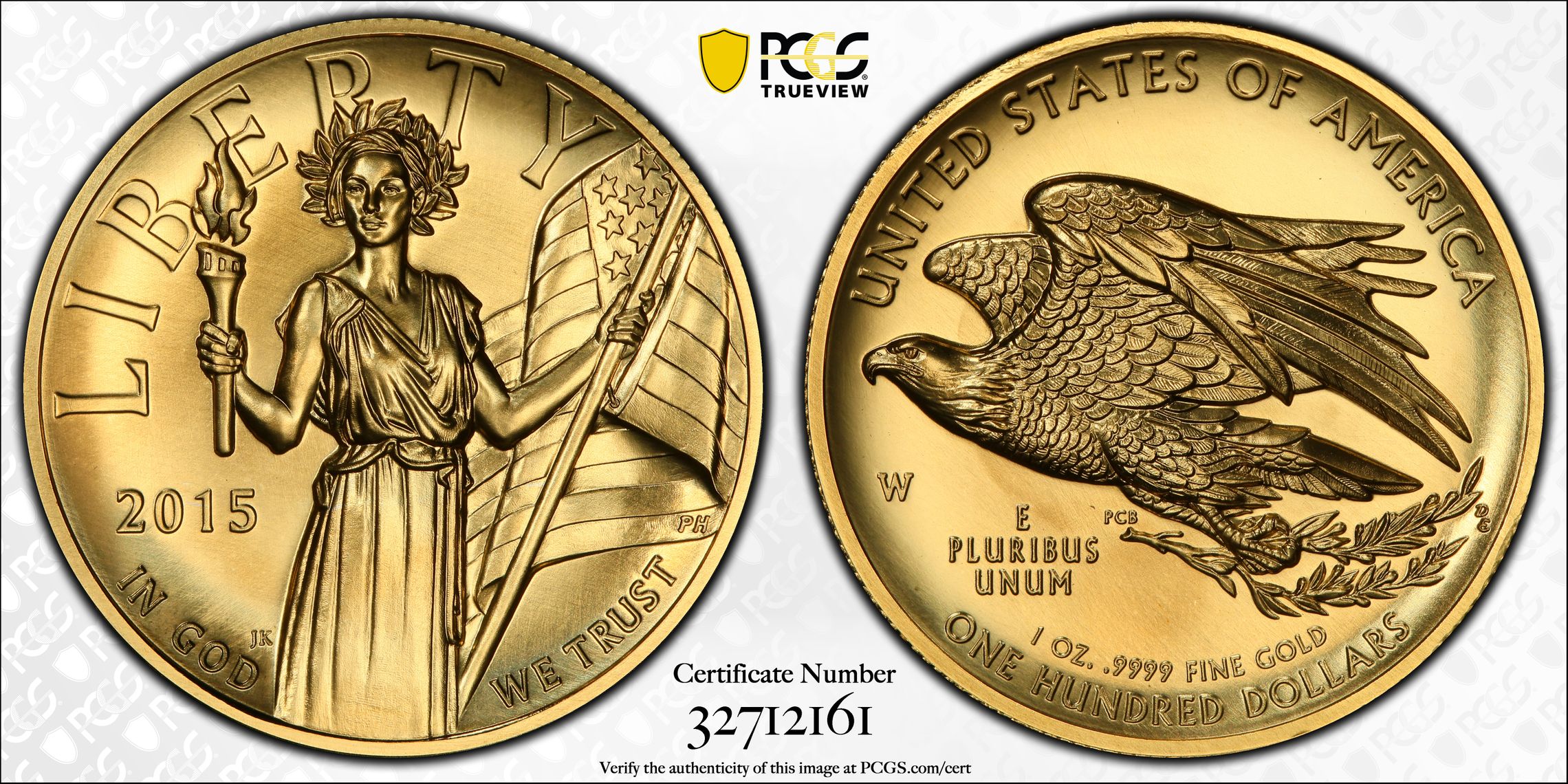 PCGS Certificate Verification Coin Details for Cert #32712161