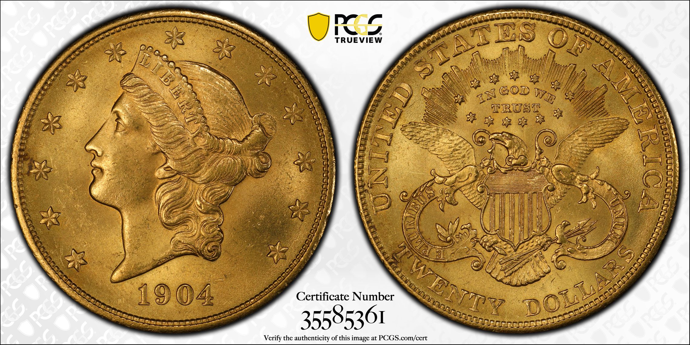 PCGS Certificate Verification Coin Details for Cert #35585361