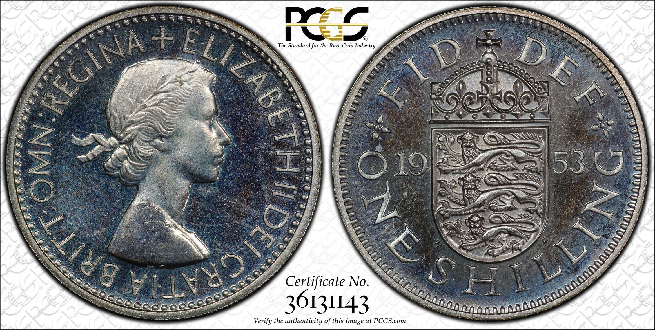 PCGS Certificate Verification Coin Details for Cert #36131143