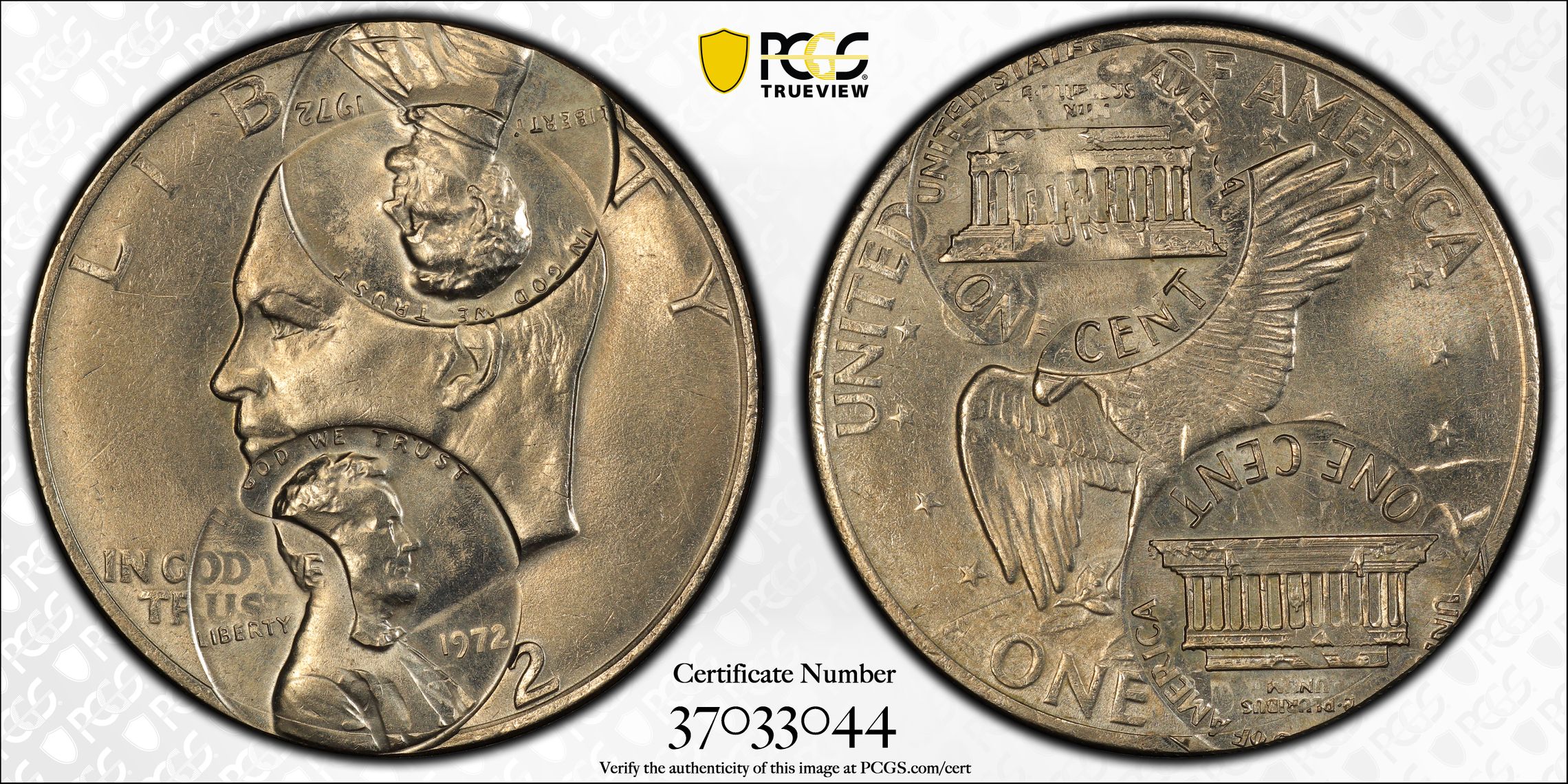 PCGS Certificate Verification Coin Details for Cert #37033044