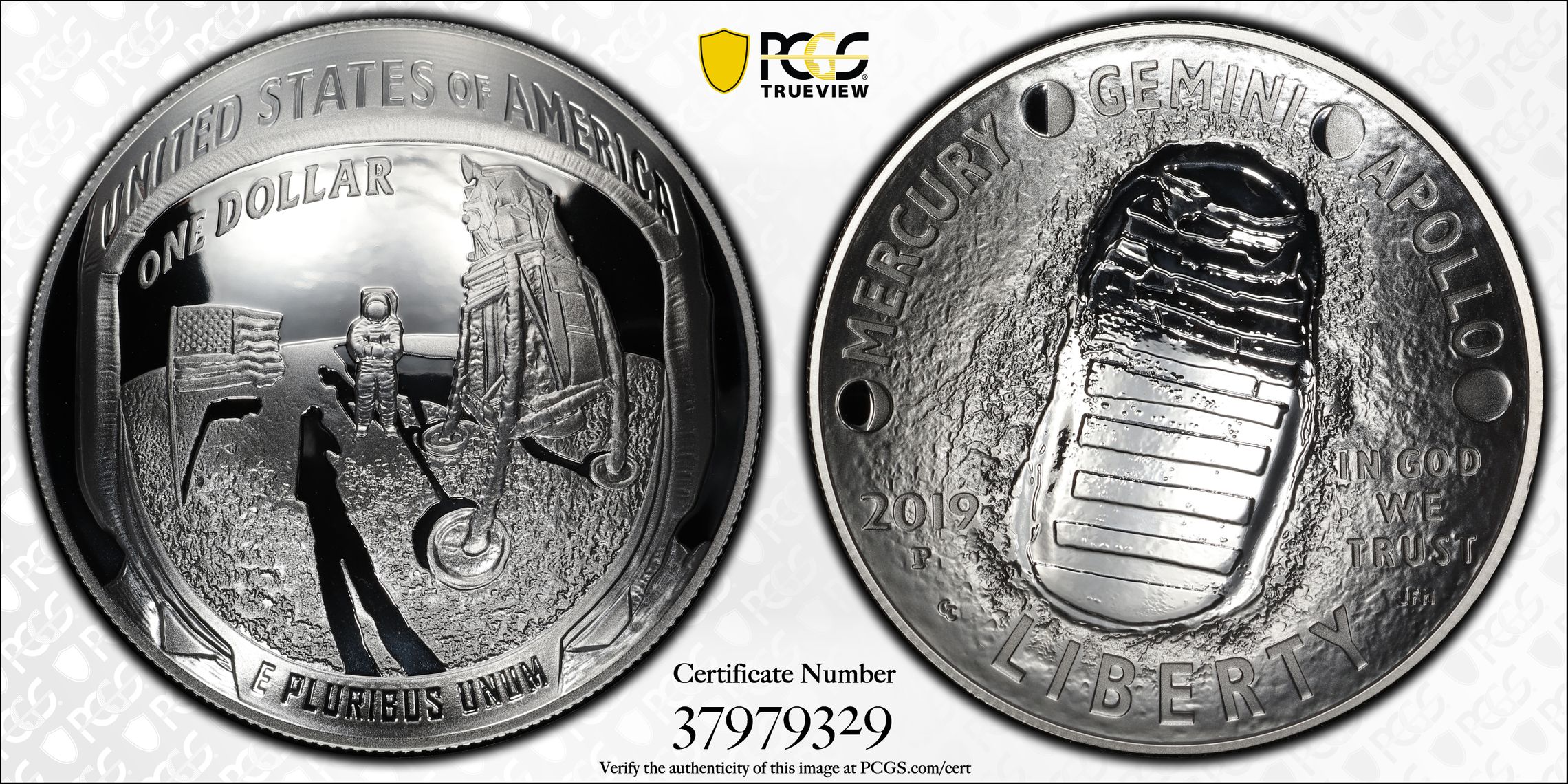 PCGS Certificate Verification Coin Details for Cert #37979329