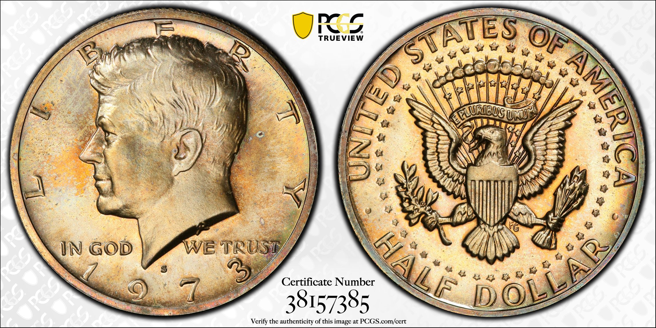 PCGS Certificate Verification Coin Details for Cert #38157385