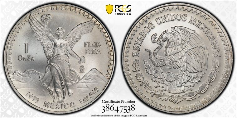 PCGS Certificate Verification Coin Details for Cert #38647538