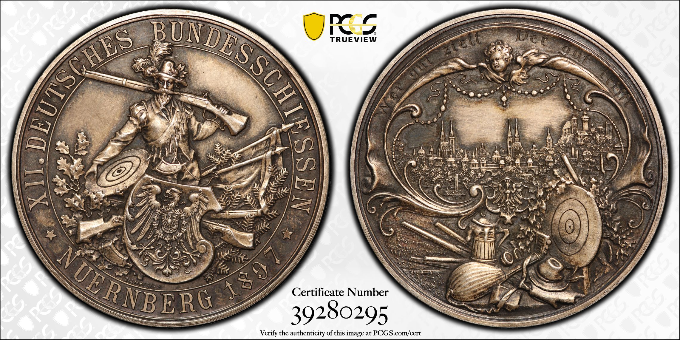 PCGS Certificate Verification Coin Details for Cert #39280295