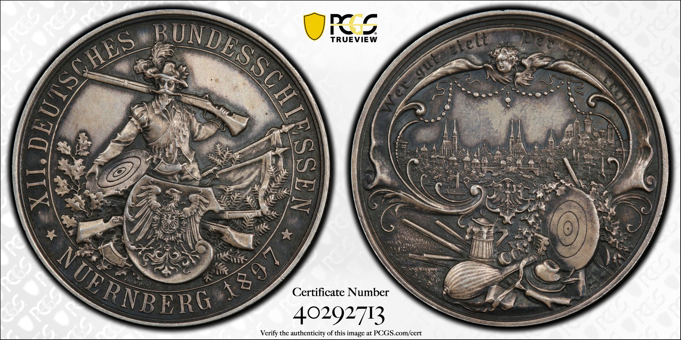 PCGS Certificate Verification Coin Details for Cert #40292713