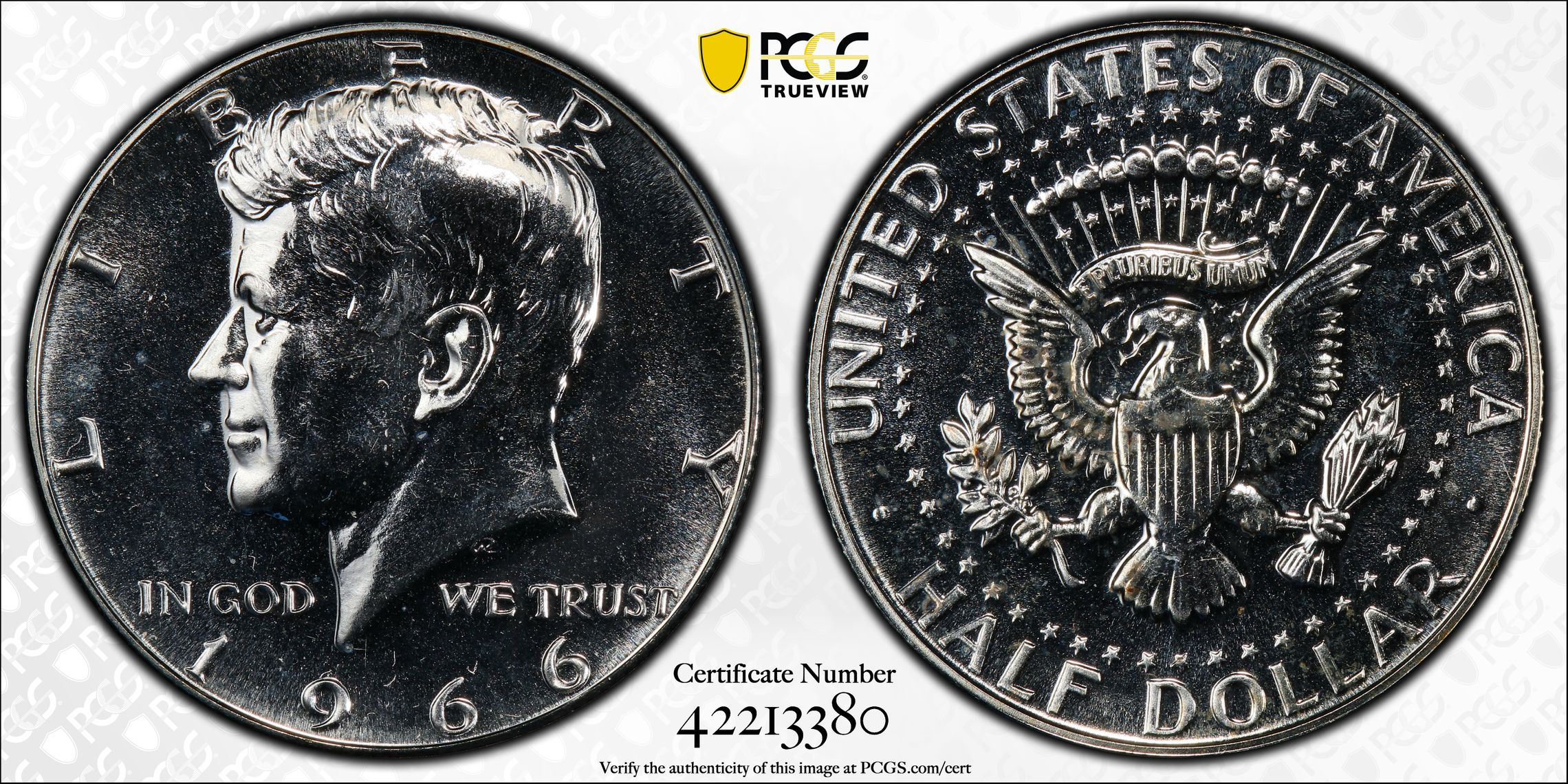 PCGS Certificate Verification Coin Details for Cert #42213380