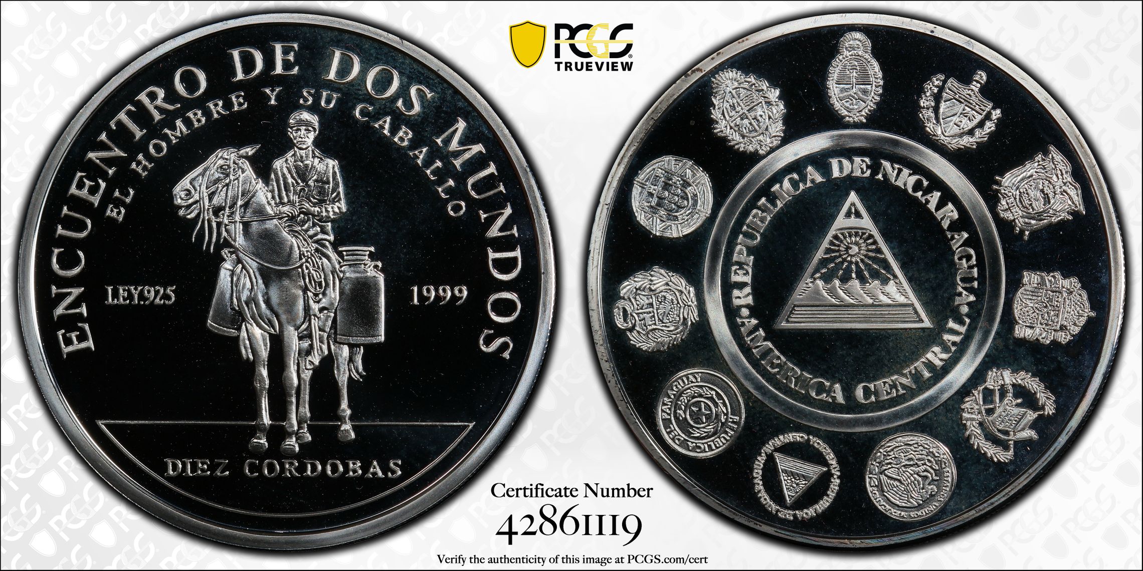 PCGS Certificate Verification Coin Details for Cert #42861119