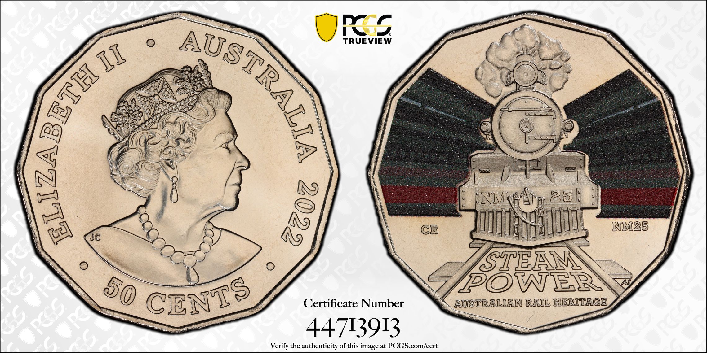 PCGS Certificate Verification Coin Details for Cert #44713913