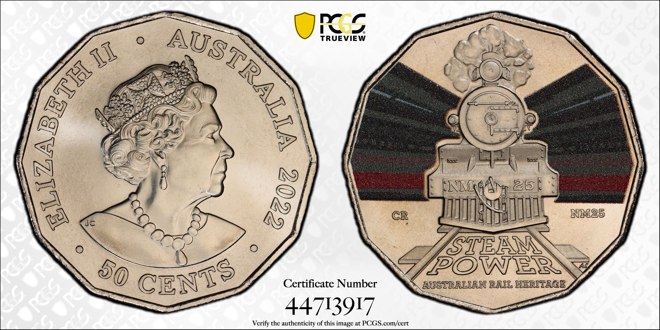 PCGS Certificate Verification Coin Details for Cert #44713917