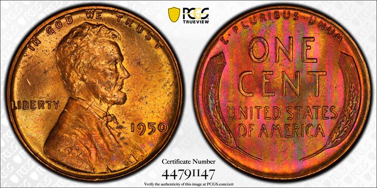 PCGS Certificate Verification Coin Details for Cert #44791147