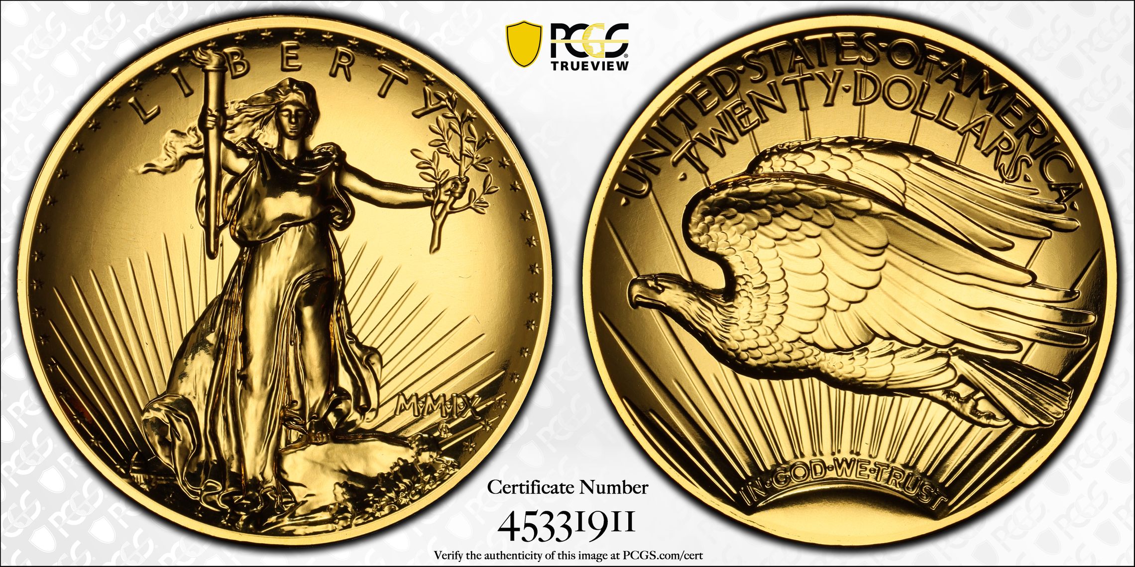 PCGS Certificate Verification Coin Details for Cert #45331911