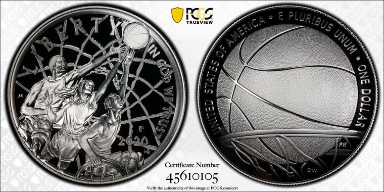 PCGS Certificate Verification Coin Details for Cert #45610105