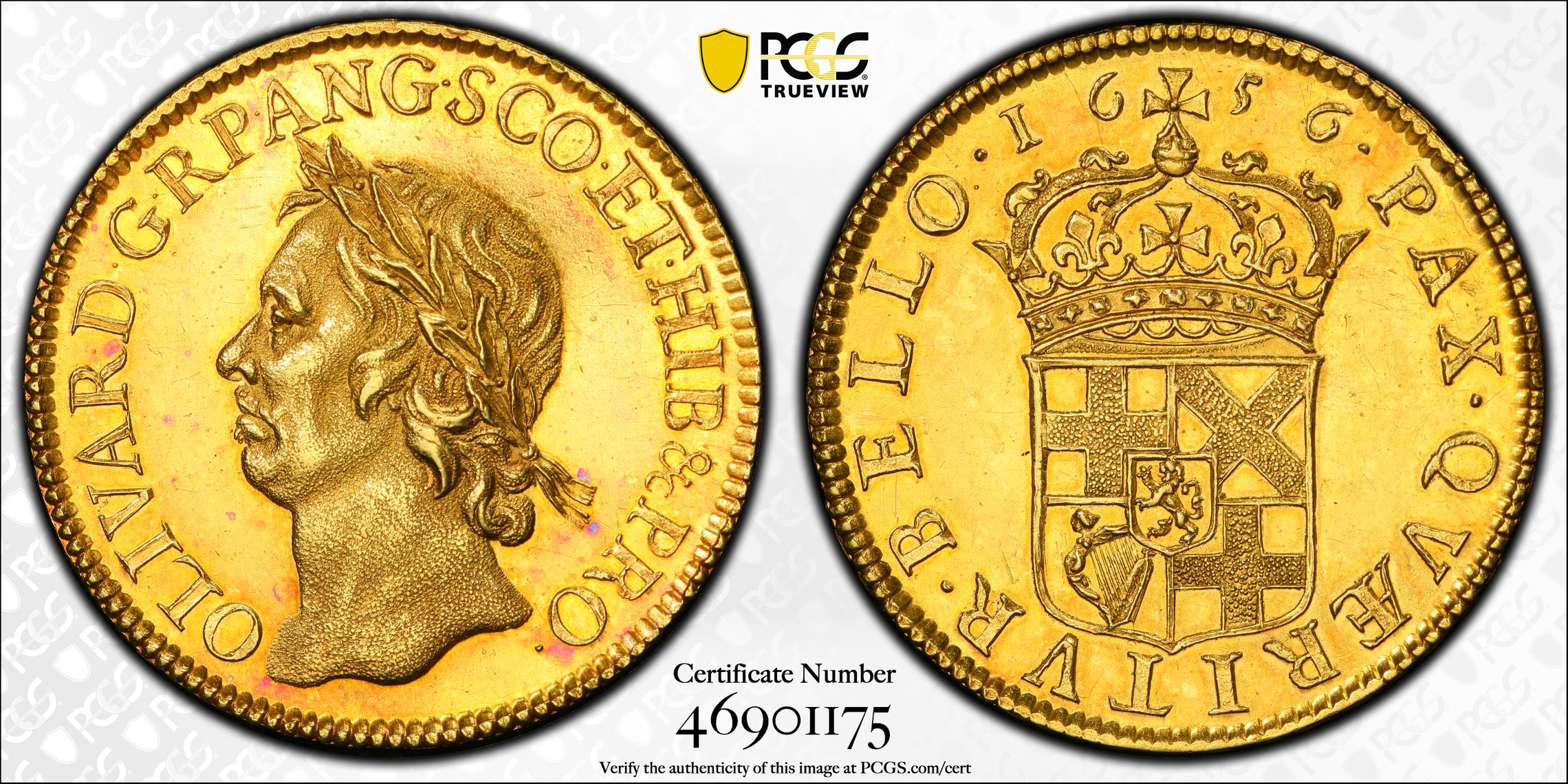 PCGS Certificate Verification Coin Details for Cert #46901175