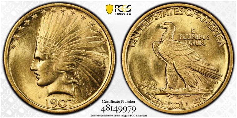 PCGS Certificate Verification Coin Details for Cert #48149979
