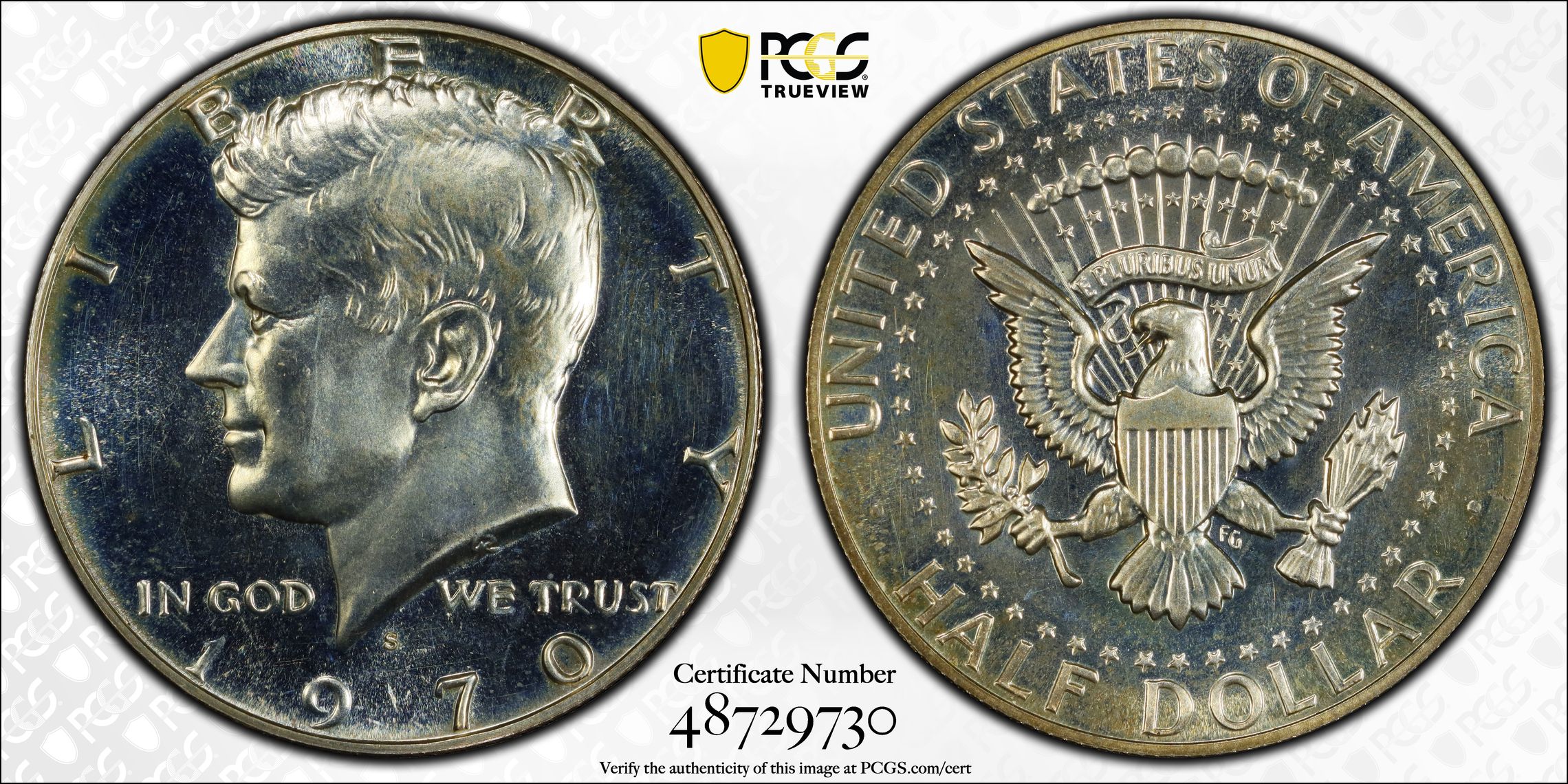 PCGS Certificate Verification Coin Details for Cert #48729730