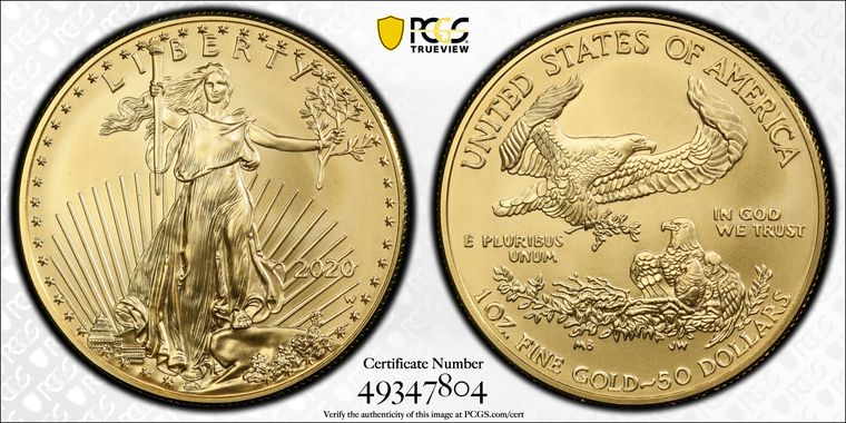 PCGS Certificate Verification Coin Details for Cert #49347804