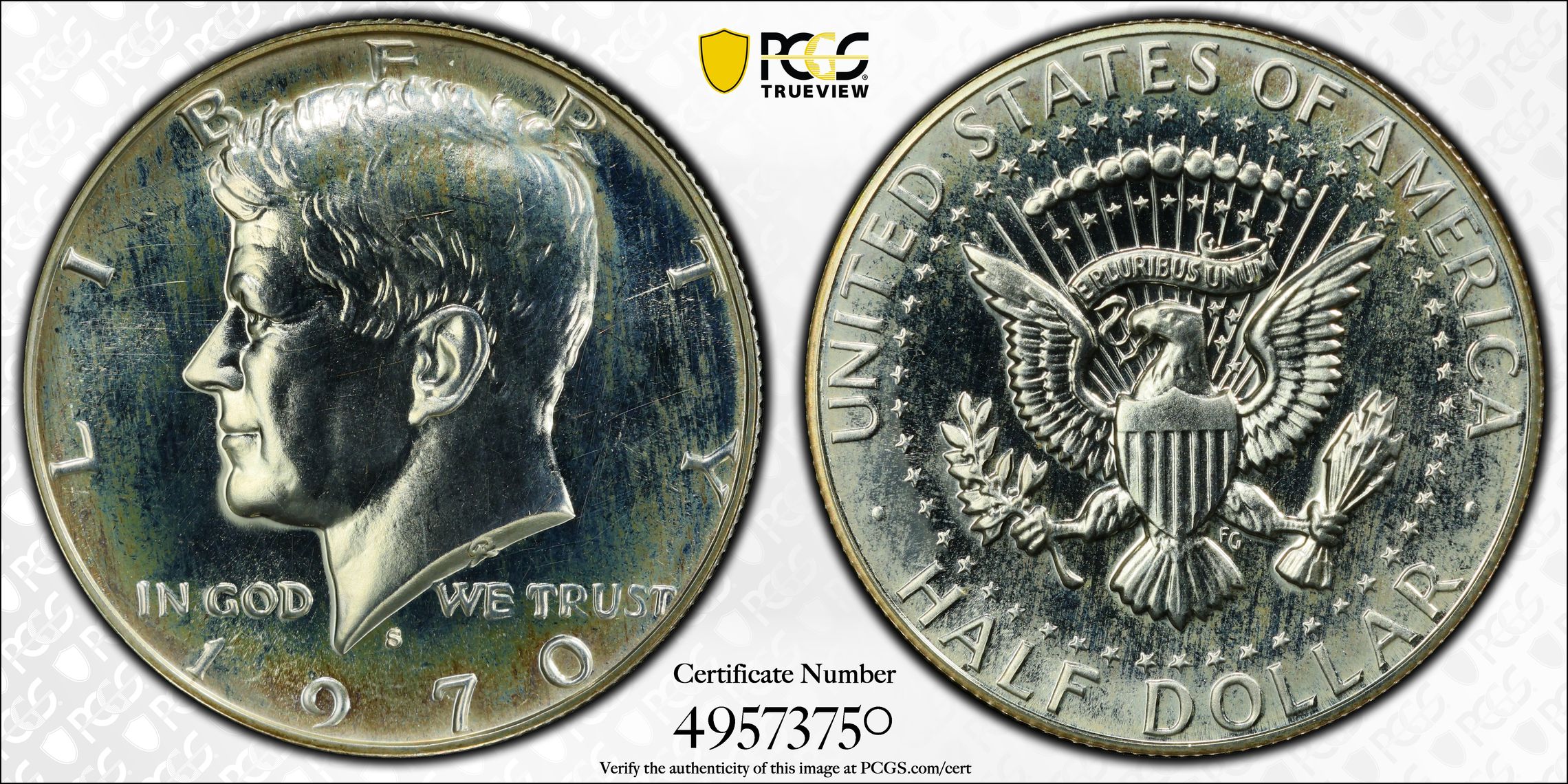 PCGS Certificate Verification Coin Details for Cert #49573750