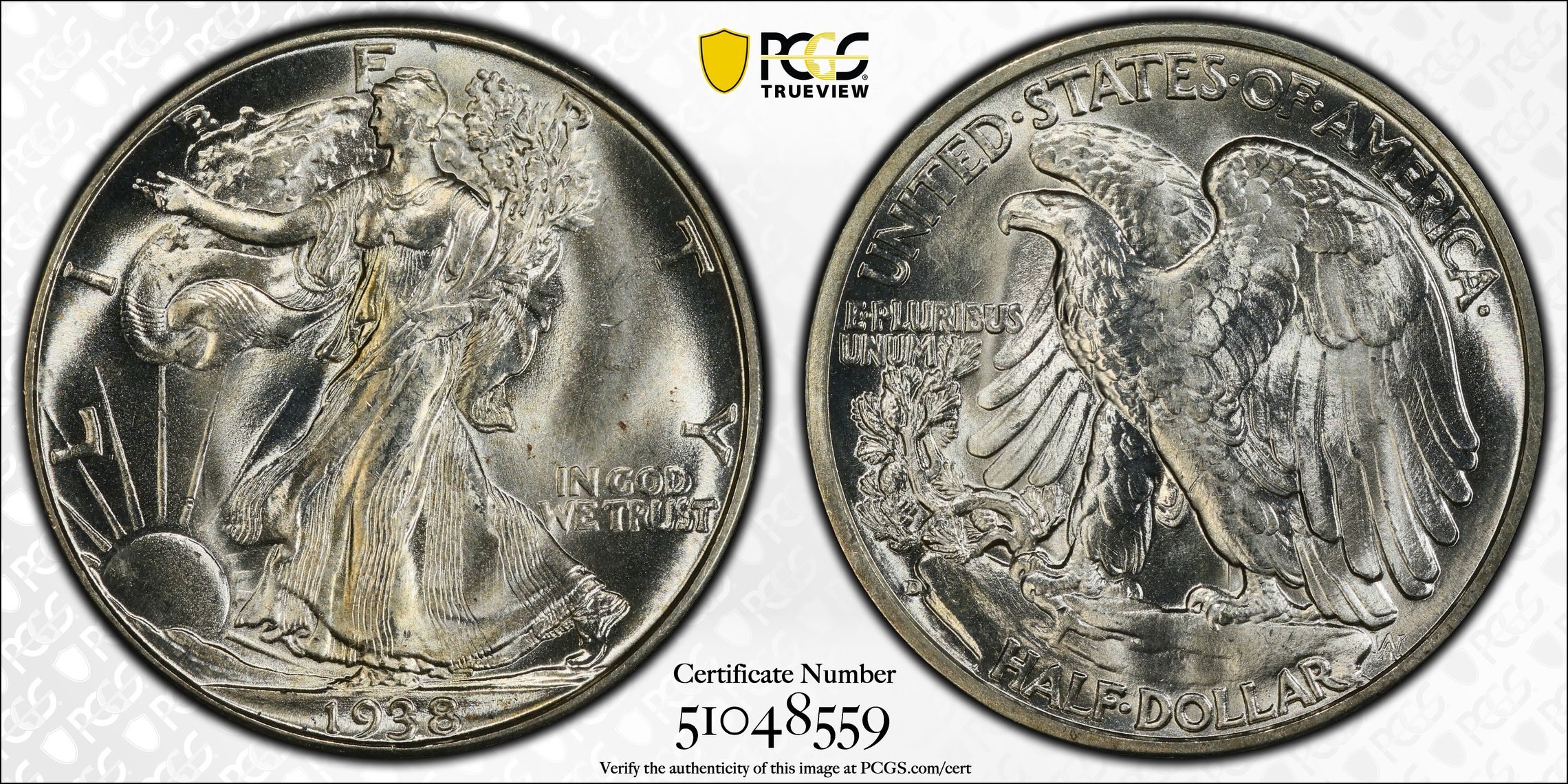 PCGS Certificate Verification Coin Details for Cert #51048559