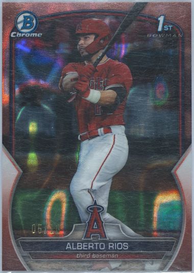Auction Prices Realized Baseball Cards 2023 BOWMAN DRAFT Alberto Rios