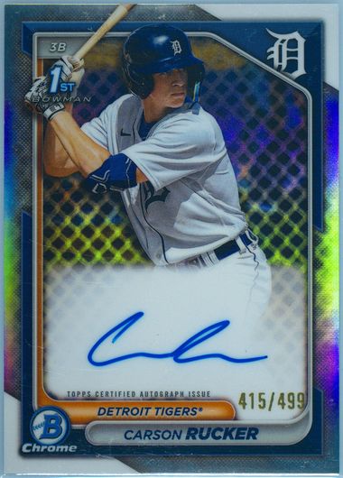 Auction Prices Realized Baseball Cards 2024 BOWMAN CHROME PROSPECT ...