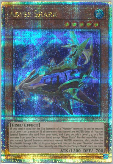 Auction Prices Realized Tcg Cards 2024 YU-GI-OH! ASIAN-ENGLISH CR05-CREATION PACK 05 Abyss Shark